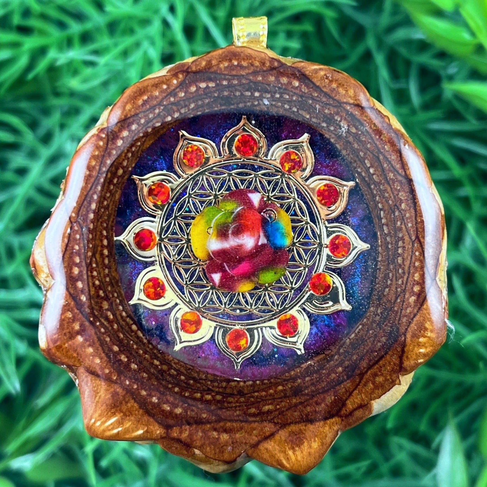 Supernova with Mandala – Aura Pinecones